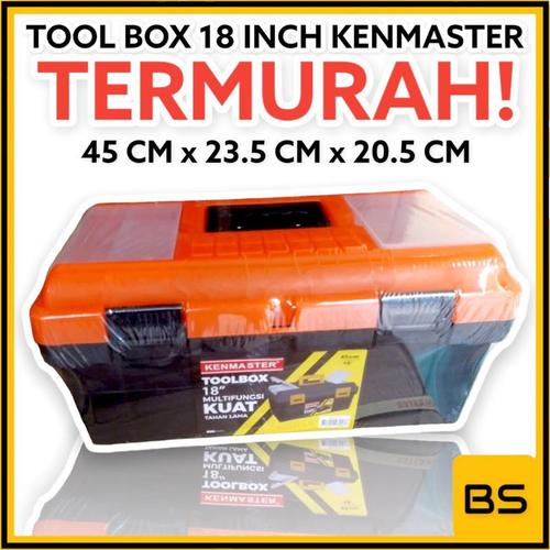 Jual Tool Box Besar 18" Kenmaster/ Toolbox Kotak Peralatan Perkakas ...