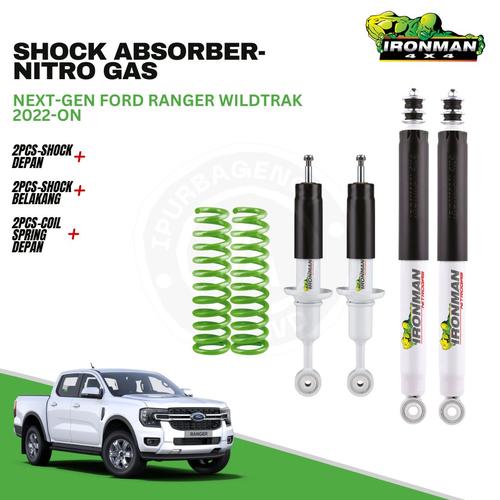 Jual IRONMAN SHOCK NITRO CELL SET F&R: NEXT GEN FORD RANGER WILDTRAK ...
