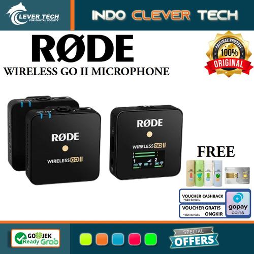 Jual Rode Wireless GO II 2 Channel 2 Person Wireless Microphone System - Jakarta Selatan ...
