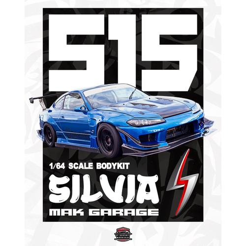 Jual Wide BodyKit Instant BW7 Custom SILVIA S14 MAK GARAGE DIECAST 1/64 ...