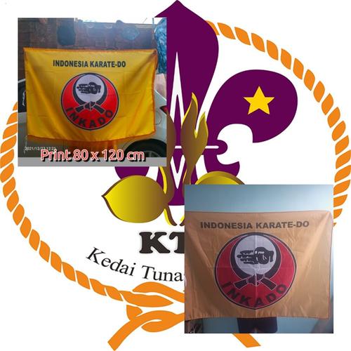 Jual Bendera Pataka Ruangan Ruang INKADO Indonesia Karate Do Rumbai ...
