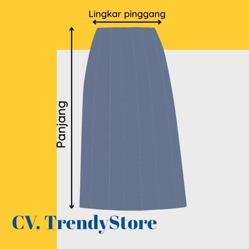 Jual ROK BIRU SPAN SMP PANJANG SPAN SEKOLAH SMP WARNA BIRU - S - Kota ...