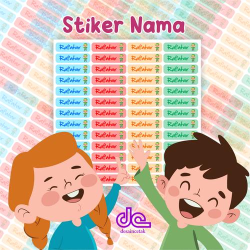 Jual Stiker nama anak murah / stiker label nama - Kota Tangerang ...