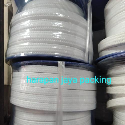 Jual Gland packing pure tefloon PTFE 1/2"x 1rol gland packing ptfe 12mm ...
