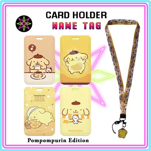 Jual Hikari Print ID Card Holder + Lanyard Pompompurin Edition Nametag ...