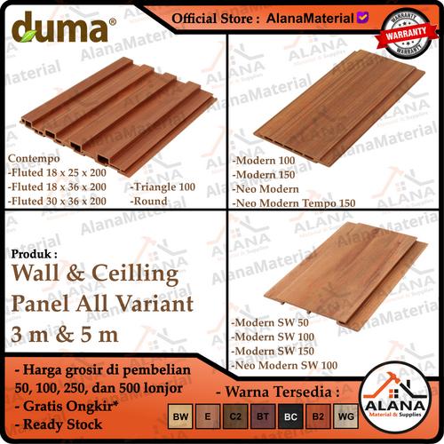 Jual WPC Duma Wall Panel All Variant Plafon 3m 5m 3 5 m Modern Neo SW ...