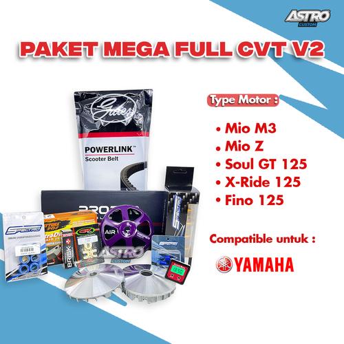 Jual Mega Super Full V2 MIO M3 Z S SOUL GT 125 MIO GEAR XRIDE FINO 125 ...