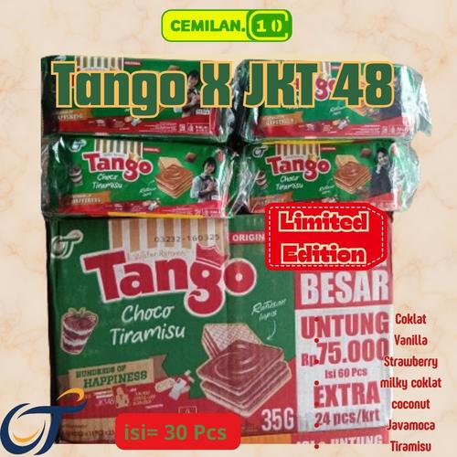 Jual Wafer Tango X JKT48 LIMITED EDITION Tiramisu 30 Pcs - Kota ...