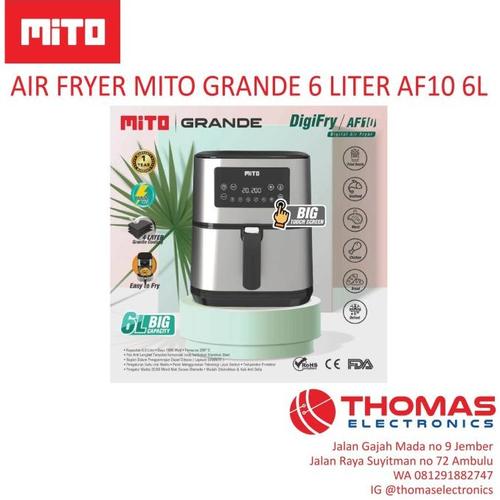 Jual Code Air Fryer Mito Grande 6 Liter Af10 6L / Mito Air Fryer ...