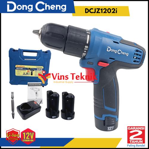 Promo DongCheng dcjz 1202i impact drill 12V Bor Baterai Cordless ...