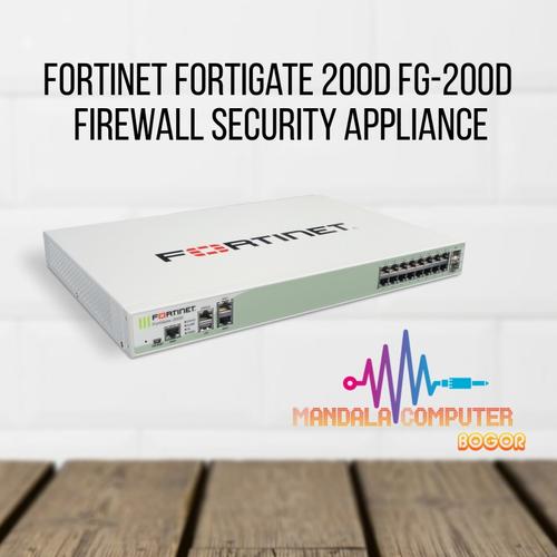 Jual Fortinet FortiGate 200D FG-200D Firewall Security Appliance - Kota ...