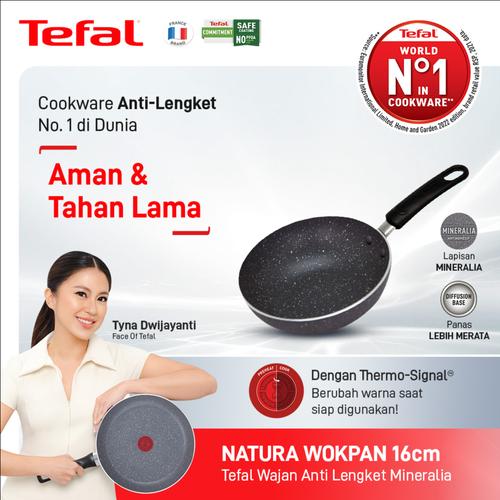 Promo Tefal Wajan Penggorengan Anti Lengket - Natura Wokpan 16cm / Fry Pan - Jakarta Barat ...