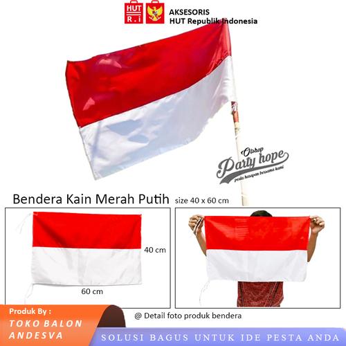 Jual Bendera Merah Putih indonesia / Bendera Indonesia Kain Merah Putih ...