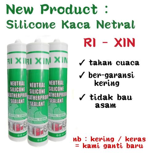 Jual Sealent / Silent / Silen / Silikon Kaca -PER DUS- - Bening, per ...