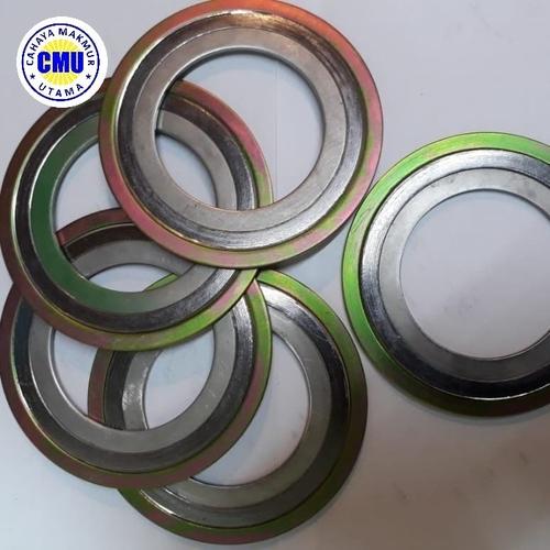 Jual SWG spiral wound gasket jis 10k ukuran 1 1/4" carbon steel DN 32 ...