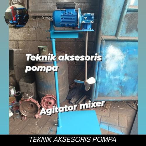 Jual agitator mixer 0,5hp 0,37kw 4pole 1phase with Gear box 150rpm ...