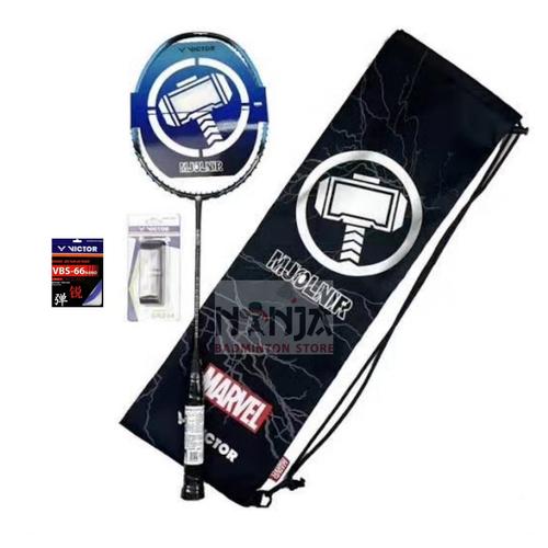 Jual Limited Edition Full Set Raket Badminton Victor THOR MJOLNIR ...