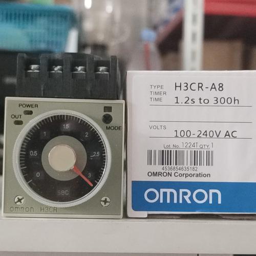 Jual Timer Omron H3CR - A8 / 220 AC 8 Pin dan untuk socket H3crA8 di ...