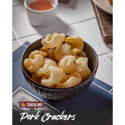 Promo CRACKLING Pork Skin Crackers / Kerupuk Kulit Babi / Kerupuk Babi ...