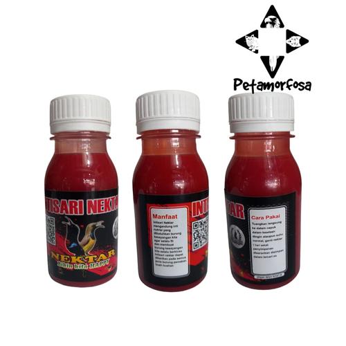 Promo INTISARI NEKTAR Super Red 80 ml Pakan Harian Burung Pleci Konin ...