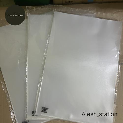 Jual Map L Folio F4 CPP Motif Pasir / Map Plastik Bening Folder One ...