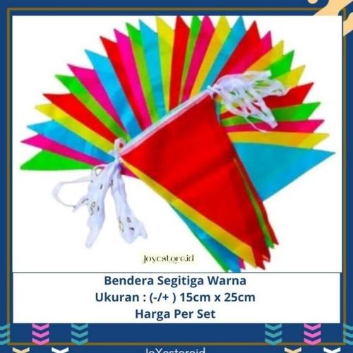 Jual New Bendera Merah Putih Segitiga Warna Warni 17 Agustusan | Umbul - Kota Mataram - TOKO ALL ...