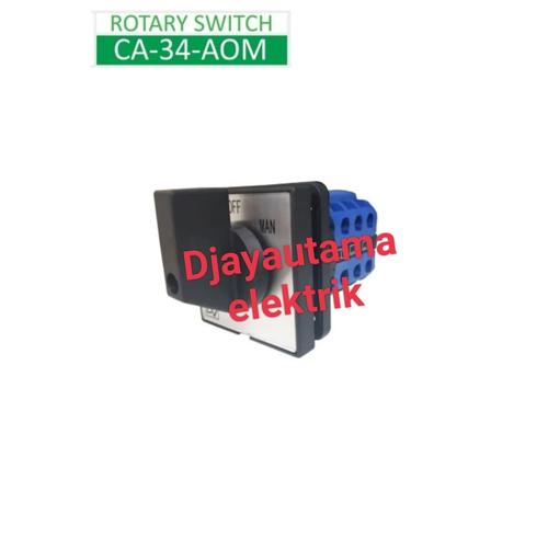 Jual Selector Switch 22mm CA-34-AOM A-O-M, 3P / Change Over Switch 3 ...
