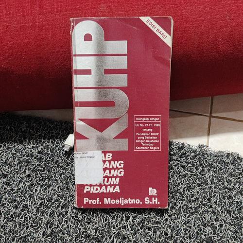 Jual KUHP kitab undang-undang hukum pidana prof moeljatno - Kab. Sleman - MFApedia | Tokopedia