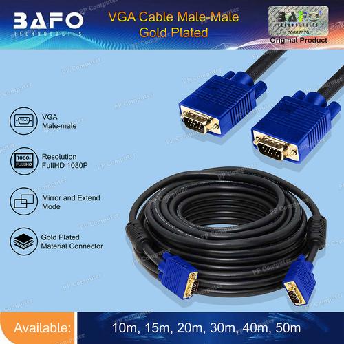 Jual Kabel VGA BAFO 10m 15m 20m 25 m 30m Gold Plate Original - 15 meter - Jakarta Pusat - PP ...