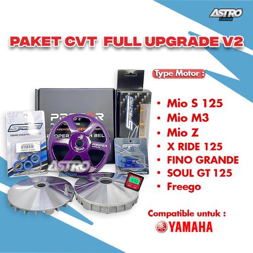 Promo Full Upgrade CVT V2 MIO M3 Z S SOUL GT 125 XRIDE FINO 125 MIO ...