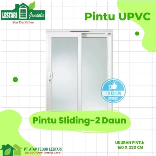 Jual pintu upvc sliding 2 daun lestari jendela - Kota Semarang - atap ...