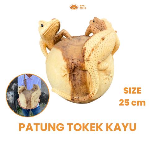 Jual Patung Tokek Bola Kembar JUMBO 25 x 25 cm - Patung Cicak Raksasa ...