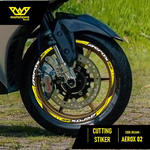 Jual CUTTING STICKER VELG AEROX 155 - STIKER LIS LIST VARIASI BAN VELG ...