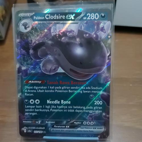 Jual Kartu pokemon Paldean clodsire EX card - Kota Surabaya - Banzai ...