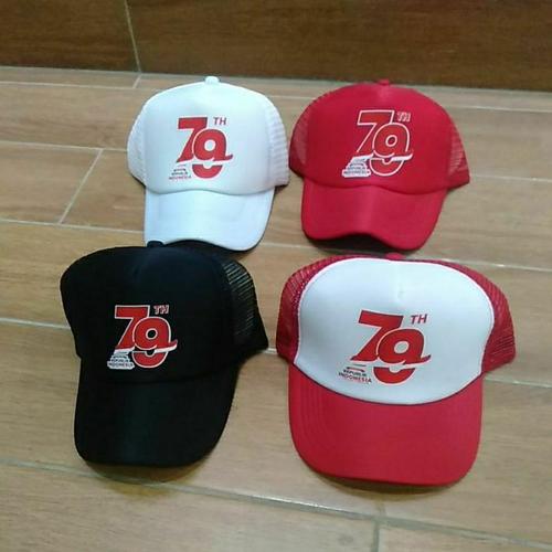 Jual Topi Hut Ri Indonesia Topi kemerdekaan 78 Topi Merah Putih topi ...