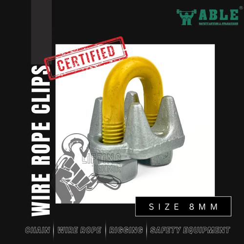 Jual Able Wire Rope Clips 8mm / Wire Rope Clips 5/16inch - Lifting ...