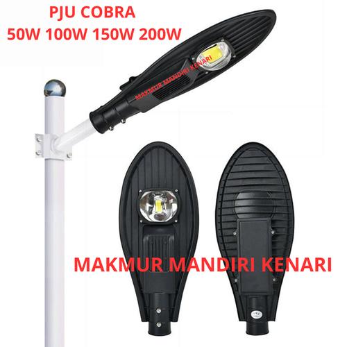 Jual LAMPU JALAN COBRA 50 100 50 200 W WATT / PJU COBRA LED 50W / KOBRA ...