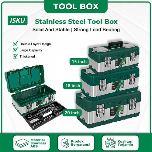 Jual Isku Tool Box Besi Baja Kotak Perkakas Besi Baja Toolbox Stainless ...