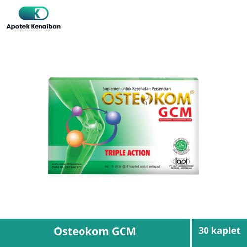 Promo OSTEOKOM GCM BOX 30 KAPLET / SUPLEMEN TULANG & SENDI ...