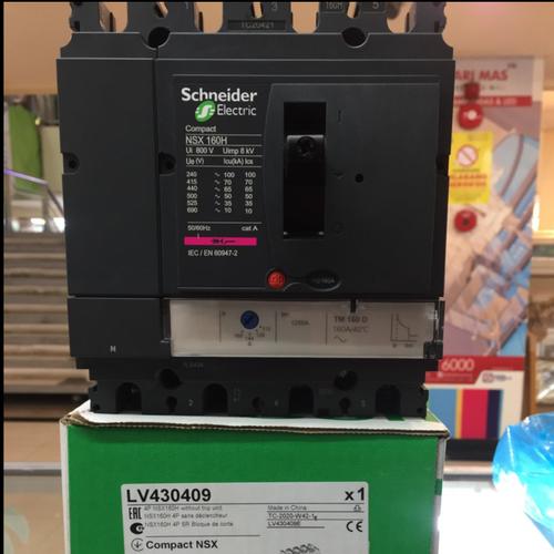 Jual MCCB NSX160H 4P 160A NSX 160 H 4P 160A TM160D breaker - Jakarta ...