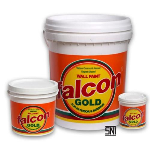 Jual CAT TEMBOK FALCON GOLD 5 KG GALON - Brilliant White - Kab. Bogor ...