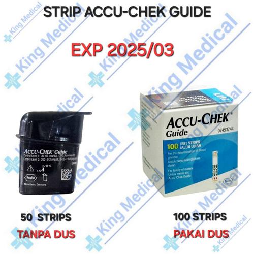 Jual Strip Accu Chek Guide 50 Test Strip/Accu Check Guide Test Strip ...