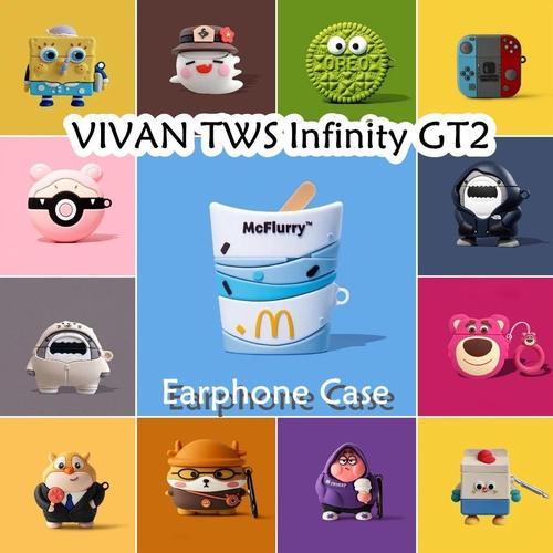 Jual 【distinctive】Untuk VIVAN TWS Infinity GT2 Case Lucu Kartun Soft ...
