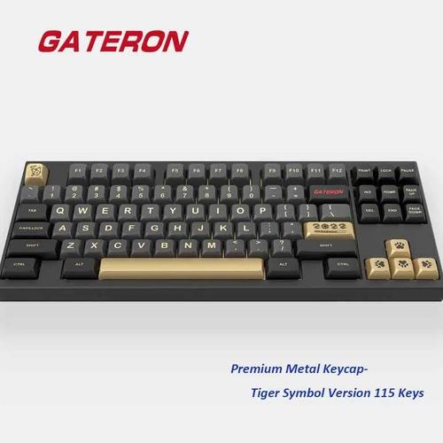 Jual GATERON 115 Keys Tiger Symbol Customized Height Premium Double ...