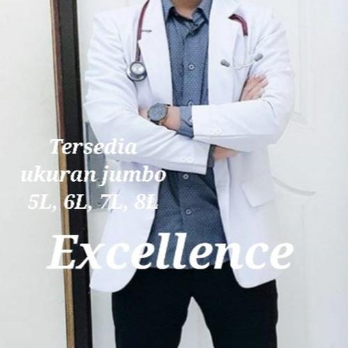 Jual Jas Dokter Pria lengan panjang - Putih, L - Jakarta Utara ...