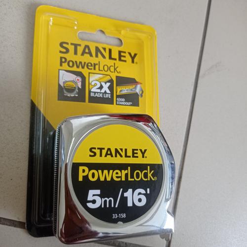 Jual Meteran Powerlock STANLEY 5m/16' Meteran tukang - Jakarta Barat ...