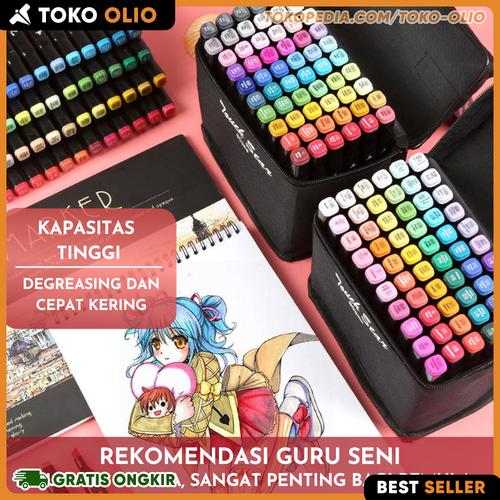 Promo Spidol Stabilo Warna 2 Sisi Set Dual Side Lukis Brush Pen Art ...