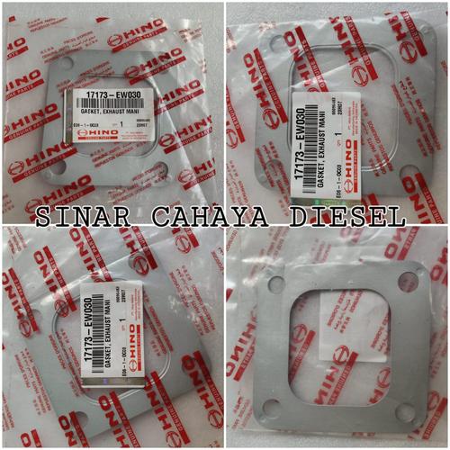 Jual 17173-EW030 GASKET TURBO ATAU GASKET EXHAUST MANI E06-1OC03 HINO GENUINE PARTS - Jakarta ...