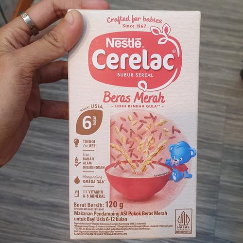 Jual Nestle Cerelac bubur sereal bayi usia 6+ BERAS MERAH 120gr - Kota ...