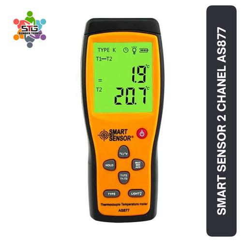 Jual Thermocouple Calibration Certificate 2 Channel AS877 Smart Sensor ...